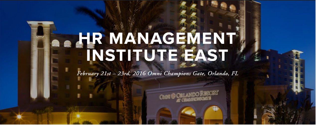 HRMI East: An Invite-Only HR LEadership Conference [Feb 2016]